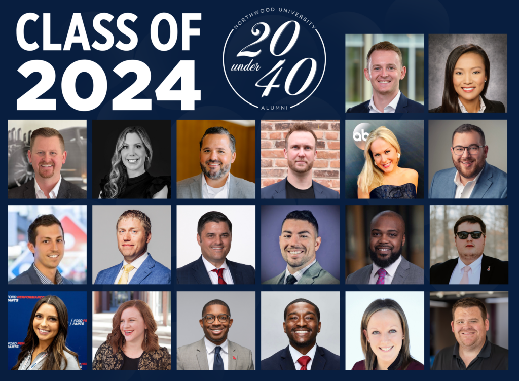 Announcing the 2024 Class of 20 Under 40 honorees - Northwood University